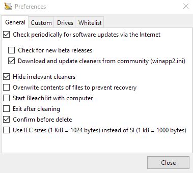 BleachBit 2 0 Temporary File Cleaner Review GHacks Tech News