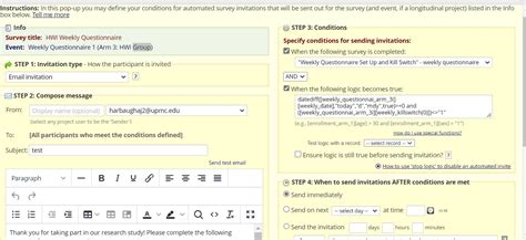 redcap initial survey won t trigger a series of automated surveys can someone advice stack