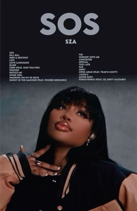 Pin By Noah On Pins Von Dir Music Poster Sza Singer Music Poster Design