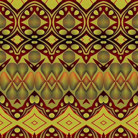 Premium Vector Seamless Background Pattern Decorative Geometric