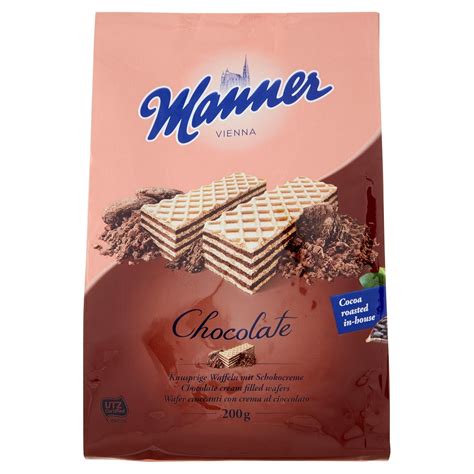 Manner Chocolate Cream Filled Wafers Delicious Austrian Wafers