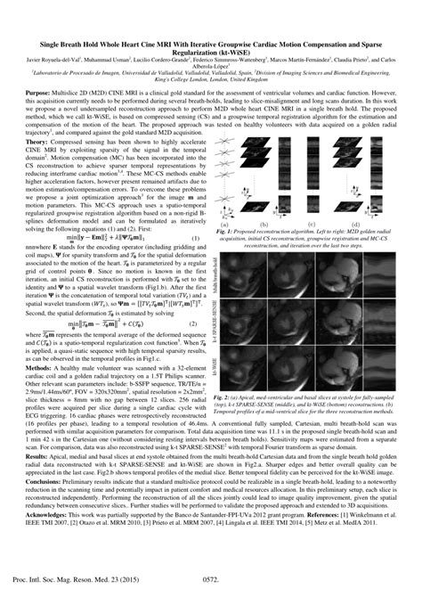 Pdf Single Breath Hold Whole Heart Cine Mri With Iterative Groupwise