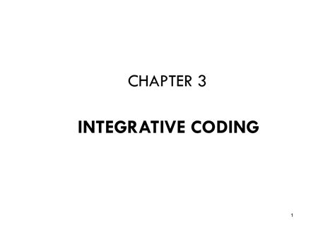 Chapter 3 Integrative Coding Integrative Programming Studocu