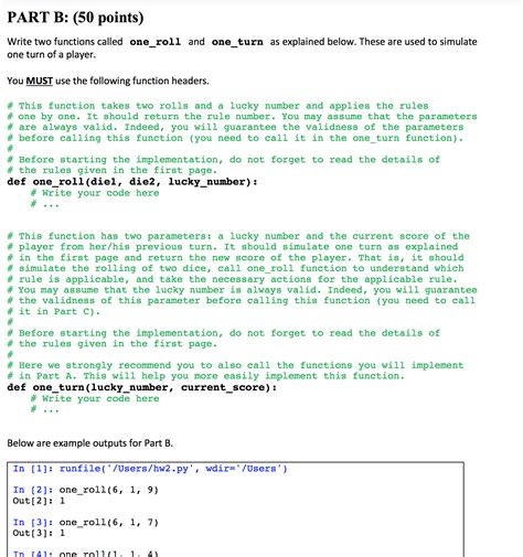 Solved Write Two Functions Called Oneroll And Oneturn As