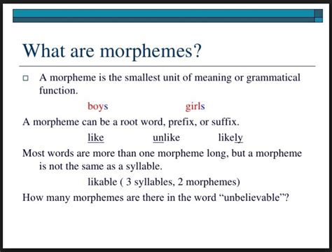 This Pin Explains Morphemes What They Are And How To Construct Meaning