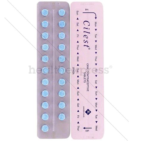 Buy Cilest Contraceptive Pill Online • Healthexpress® Uk