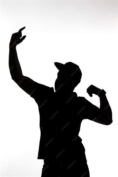 Free Photo Classic Portrait Silhouette Of Man