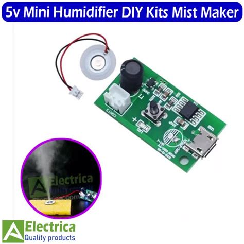 Mist Maker Atomization Plate With 5v Usb Humidifier Module Integrated Circuit Board Driver With