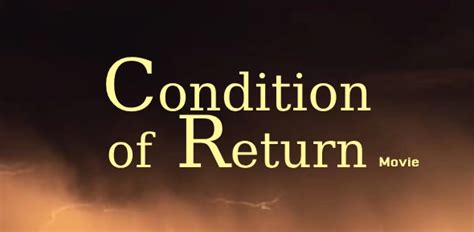 How Much Do You Know About Condition Of Return Movie Quiz Quiz And Trivia