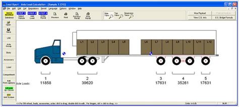 Load Calculation Software Axle Load Pattern Software Cargo Loading Software Load Xpert