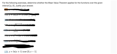 Solved For The Following Exercises Determine Whether The Chegg