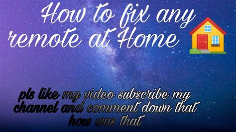 How To Fix When Your Remote Is Not Working Any Remote Will Work Using This Process Youtube