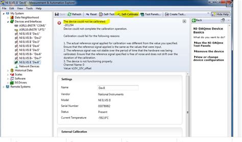 How To Solve This Calibration Problem Of Elvis Ii Ni Community