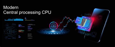 Premium Vector Powerful New Generation Stream Processor On Futuristic