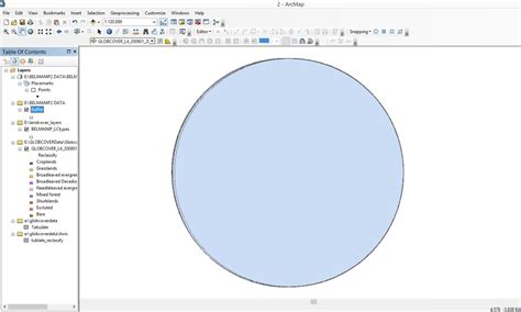 Coordinate System Arcgis Bufferzone Projection Geographic