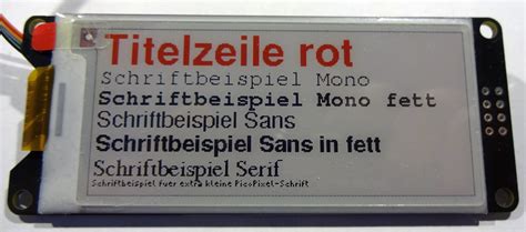 Esp8266 Dreifarbiges Epaper Display Mit 29 Zoll An Esp8266