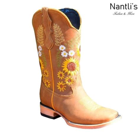 Botas Vaqueras Tm Wd Girasol Black Western Boots Botas Del Oeste