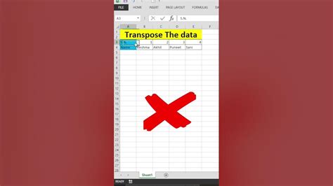 Excel Transpose Transforming Data With Ease Exceltricks Exceltips