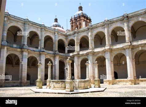 Courtyard Museo De Las Culturas De Oaxaca Museum Of Oaxacan Cultures Former Convent Oaxaca