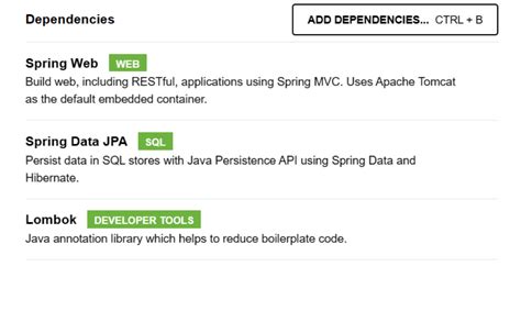 개발1 Spring Boot Initializer