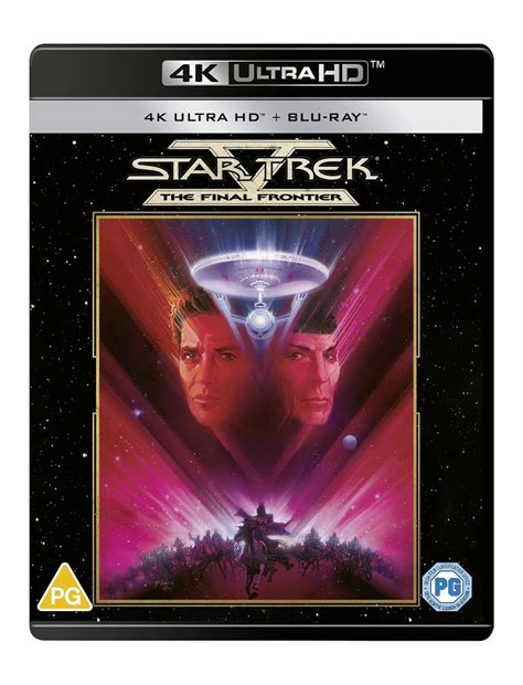 Star Trek V The Final Frontier 4k Uhd [blu Ray] [region A And B And C