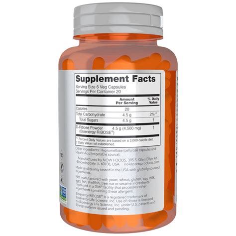 D Ribose Now Same Day Shipping