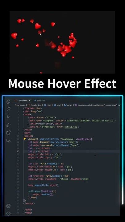 Day 9 Mouse Hover Effect Using Html And Css Html5 Css3 Vscode 100daysofcode Youtube