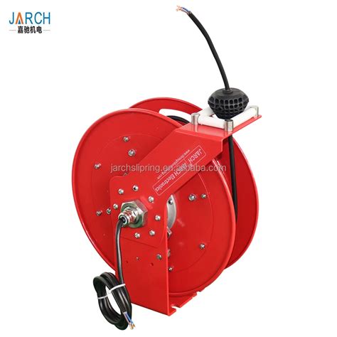 Heavy Duty 30000 150 400 Amp Welding Cable Reel With 34 Inlet And