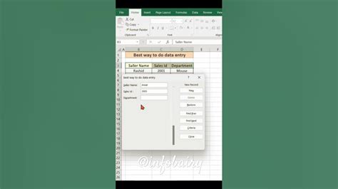 Fast Data Entry In Ms Excel Data Entry Trick In Excel Data Shorts Excel Exceltips
