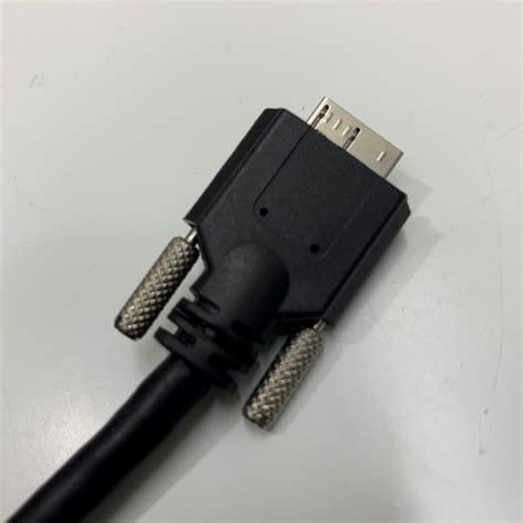 Cáp Basler Cable Usb 3 0 Type A To Micro B Male Dài 4m With Double Screw Locking For Basler Ace
