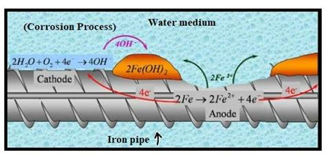 Diagram Of The Corrosion Occurring In The Corrosion Process Download