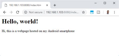 How To Turn An Android Device Into A Web Server