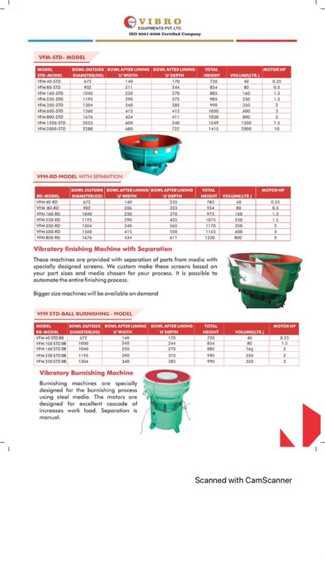 Vibratory Tumbling Machine Power Consumption 2 Hp At ₹ 250000piece