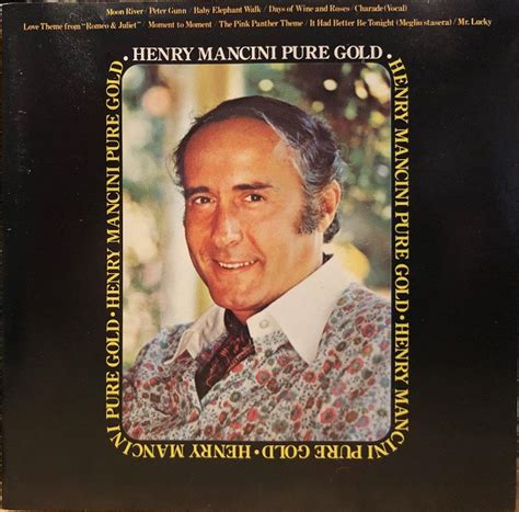 Henry Mancini Pure Gold Cd Compilation Reissue Remastered 1988