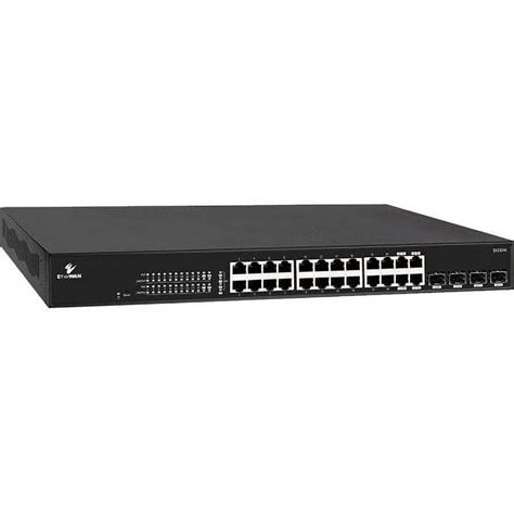 Etherwan Ex19244 Smart Managed 24 Port Gigabit Poe Ethernet Switch