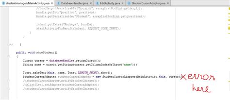 Java Problems With Cursoradapter And Query Stack Overflow