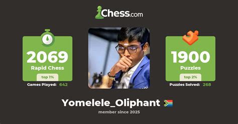Yomelele Oliphant Master Yomelele Oliphant Chess Profile
