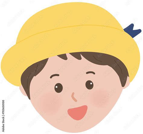 Стокова ілюстрація 어린이 얼굴 일러스트 Adobe Stock