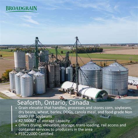Broadgrain Commodities Inc On Linkedin Seaforth Ontario Cdnag Ontag Agproducers Soybeans