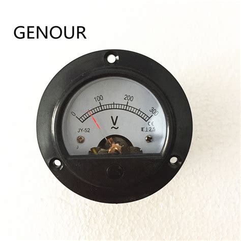Analog Voltmeter Round Panel Meters Zh2500 And Zh3500 Gasoline Generator Part Voltmeter Voltage