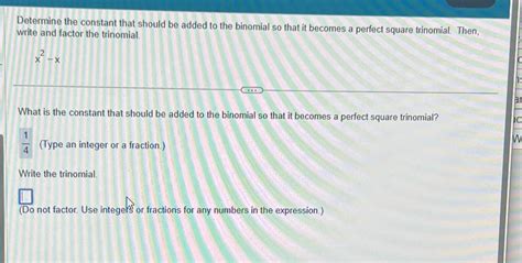 Determine The Constant That Should Be Added To The