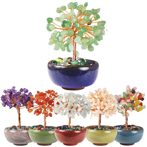 Silver Streak Gemstone Trees Assorted 6pk