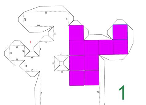 Papercraft Space Invader Effect R Photoshop