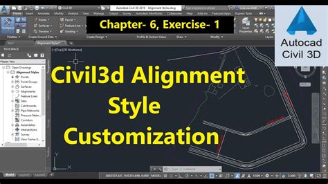 How To Apply Different Alignment Style In Autocad Civil 3d Civil3d Alignment Label