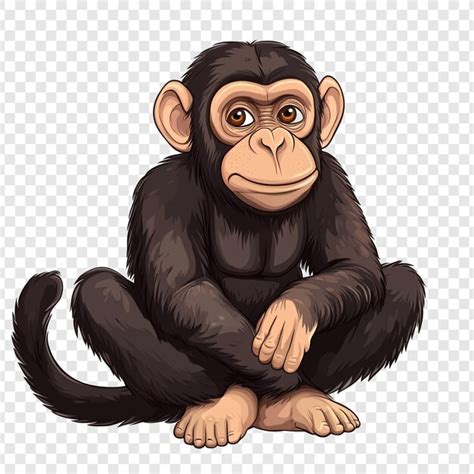 Chimpanzee Clipart Psd High Quality Free Psd Templates For Download