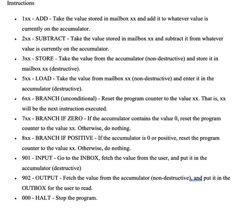 Solved Write An Lmc Program That Will Calculate And Output