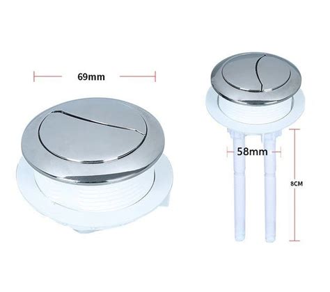 Кнопка слива для бачка унитаза двойная двухрежимная 58 мм купить по низкой цене с доставкой в