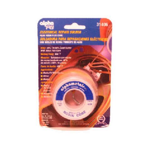 Alpha Assembly Solutions Inc Am61406 Leaded Electrical Solder 062 In