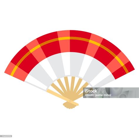 Clip Art Of Fan Color Without Line Stock Illustration Download Image