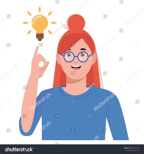 Problem Solving Concept Woman Thinks Solves Stock Vector Royalty Free 2003518199 Shutterstock